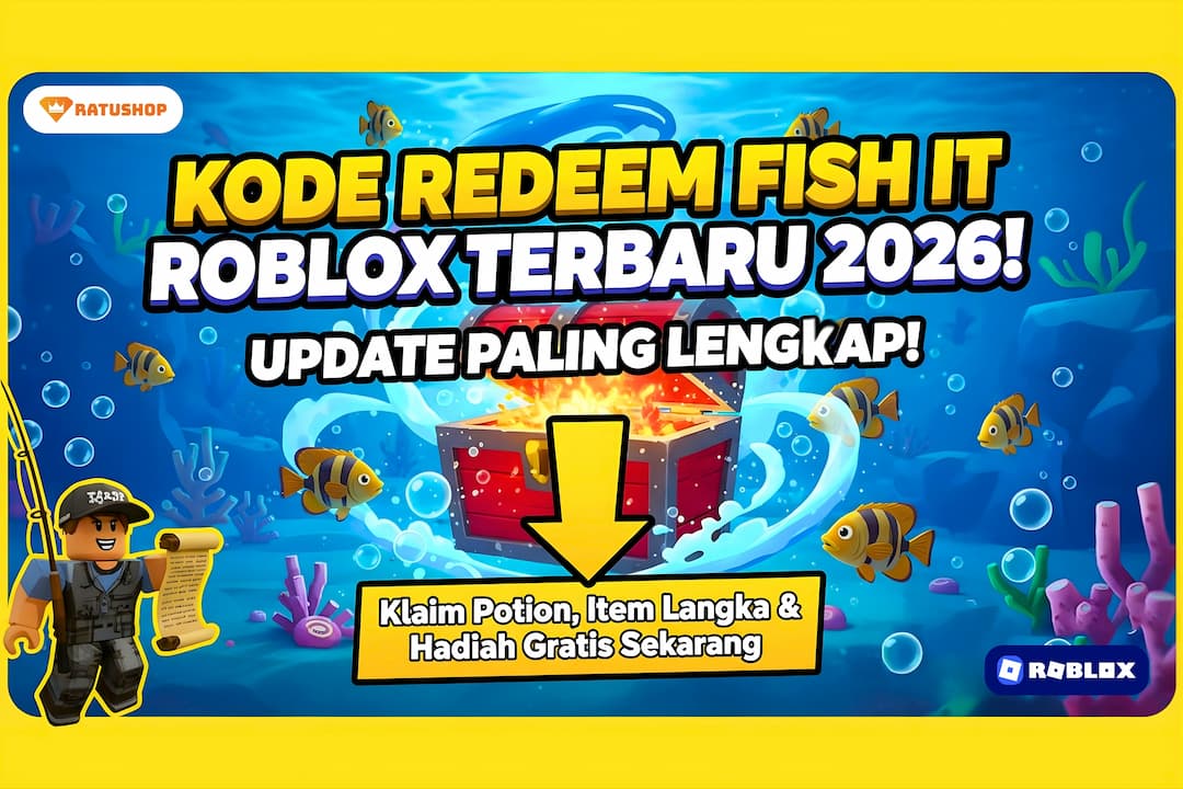 Kode Redeem Fish It Roblox Terbaru 2026 ! Update Paling Lengkap! Klaim ...
