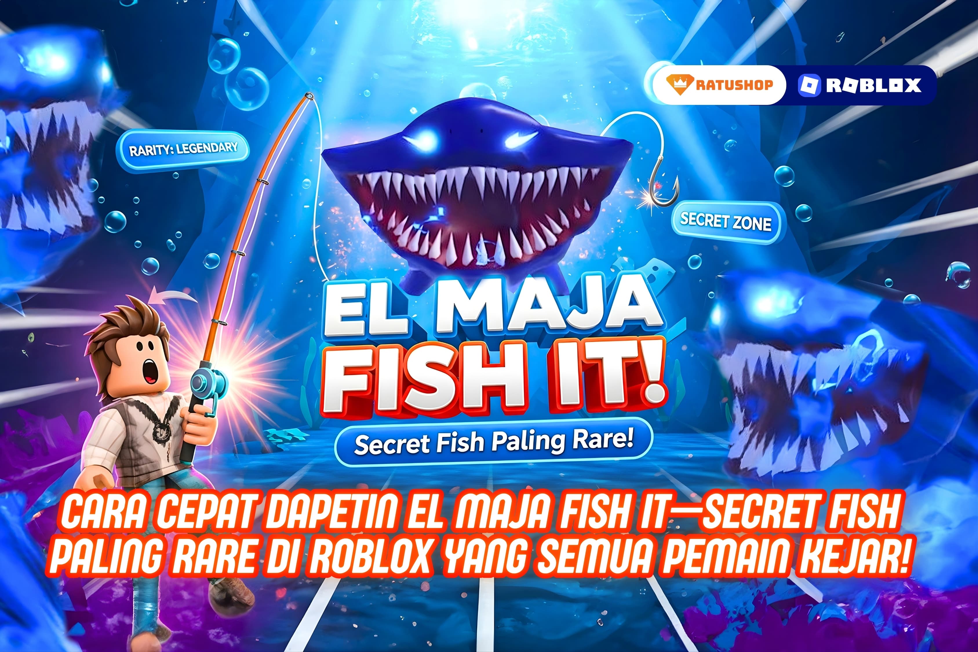Cara Cepat Dapetin El Maja Fish It—Secret Fish Paling Rare di Roblox ...