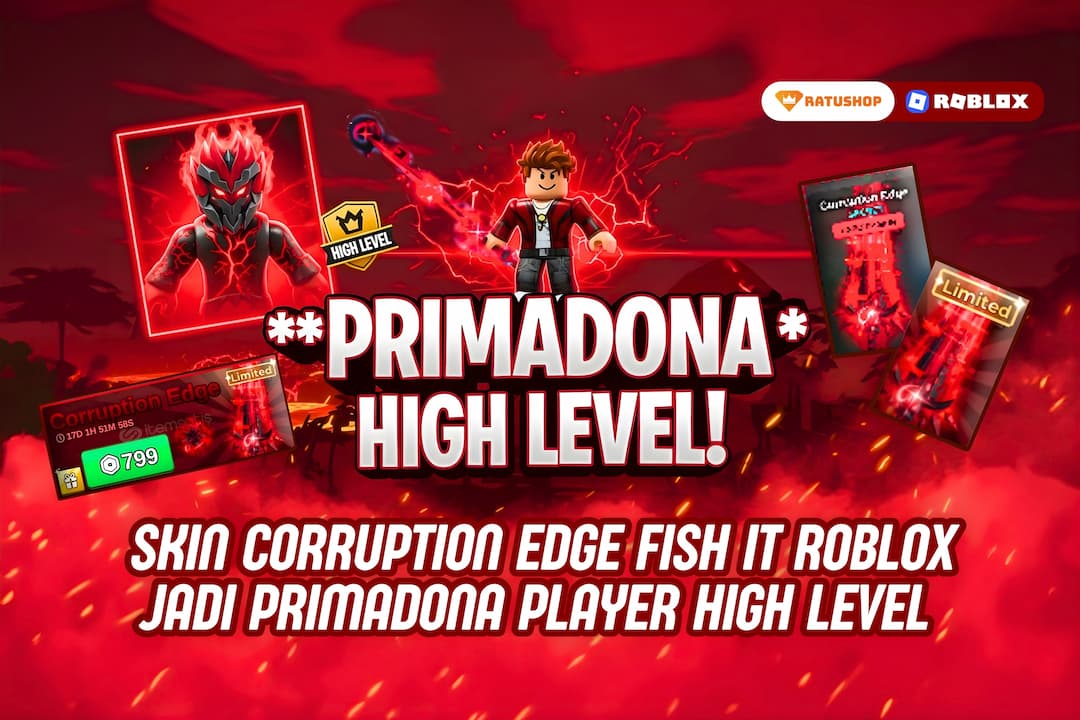 Skin Corruption Edge Fish It Roblox Jadi Primadona Player High Level ...