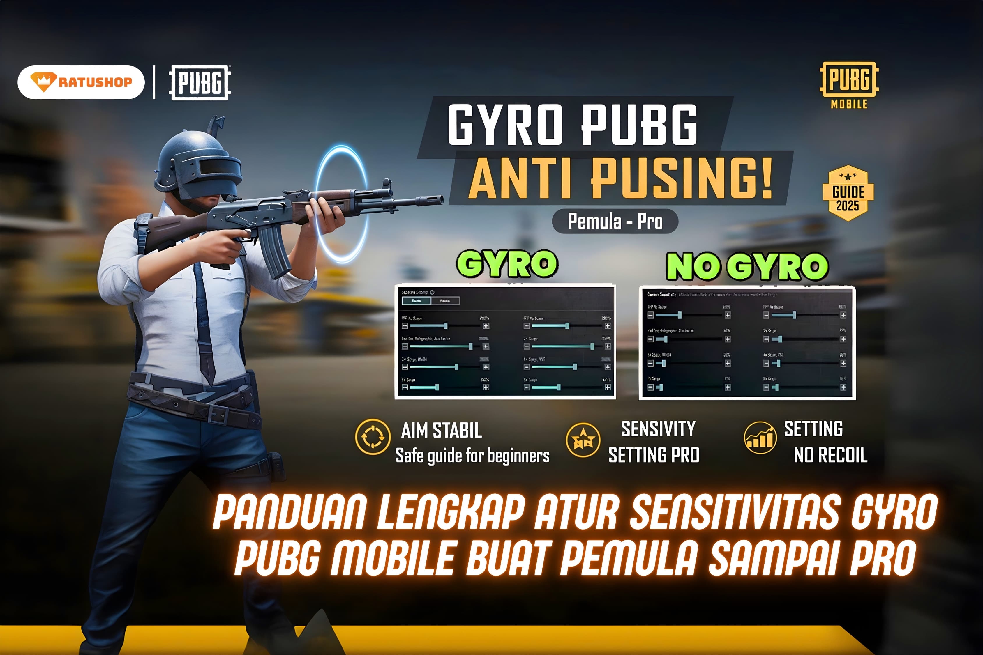 Anti Pusing! Panduan Lengkap Atur Sensitivitas Gyro PUBG Mobile Buat ...