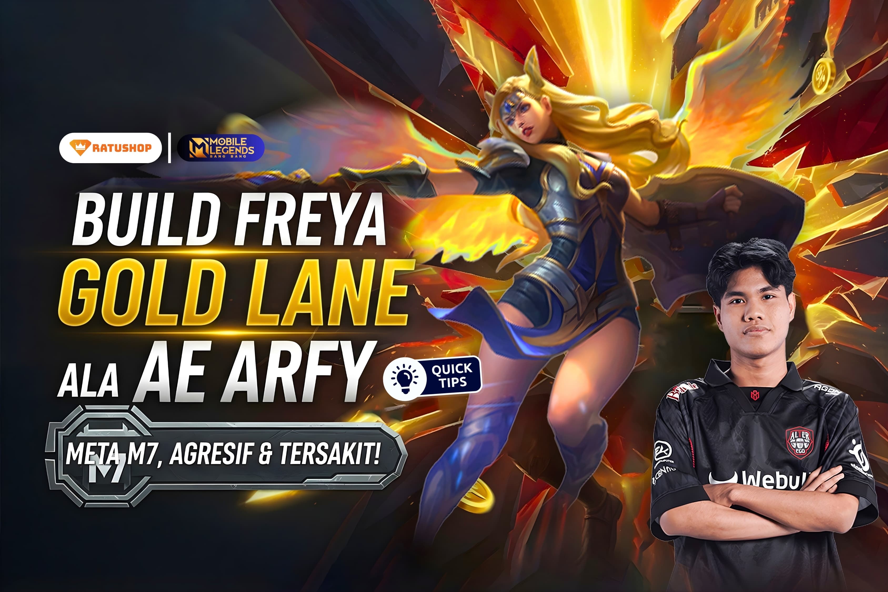 Build Freya Gold Lane Ala AE Arfy – META M7, Agresif & Tersakit ...