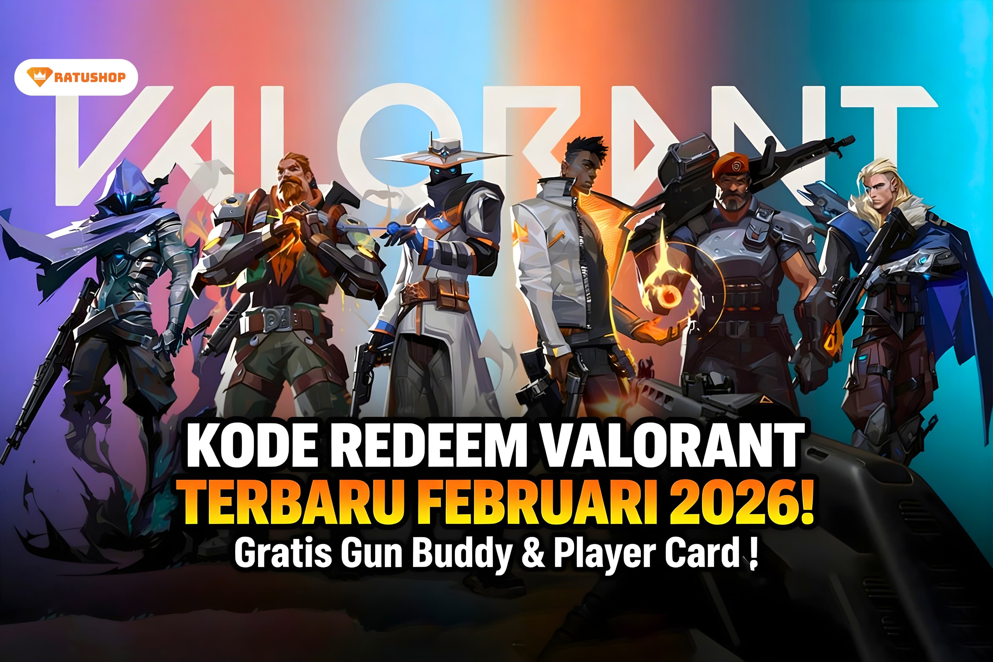 KODE REDEEM VALORANT TERBARU FEBRUARI 2026! Gratis Gun Buddy & Player ...