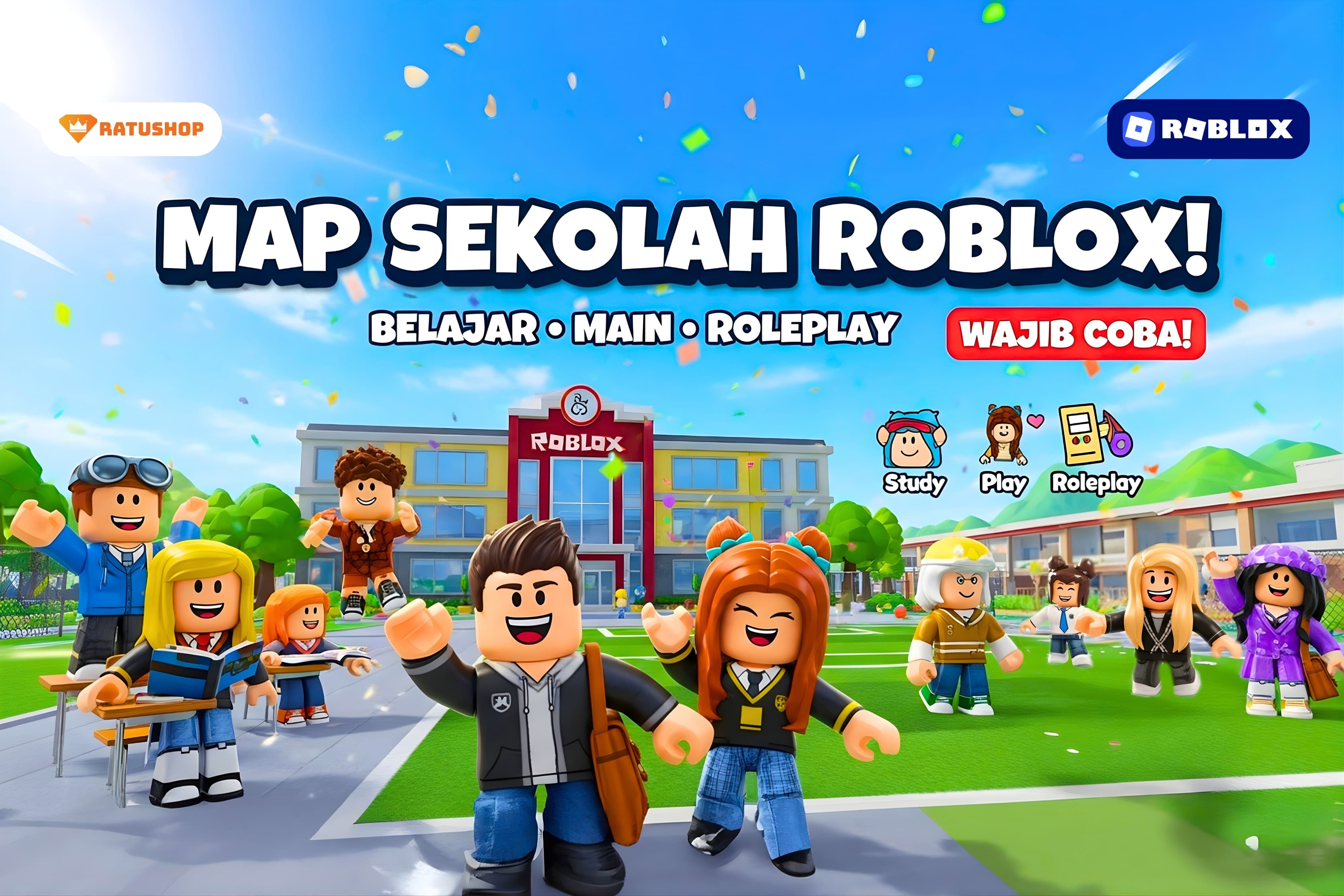Belajar, Main, & Roleplay! Ini Map Sekolah Roblox yang Wajib Kamu Coba ...