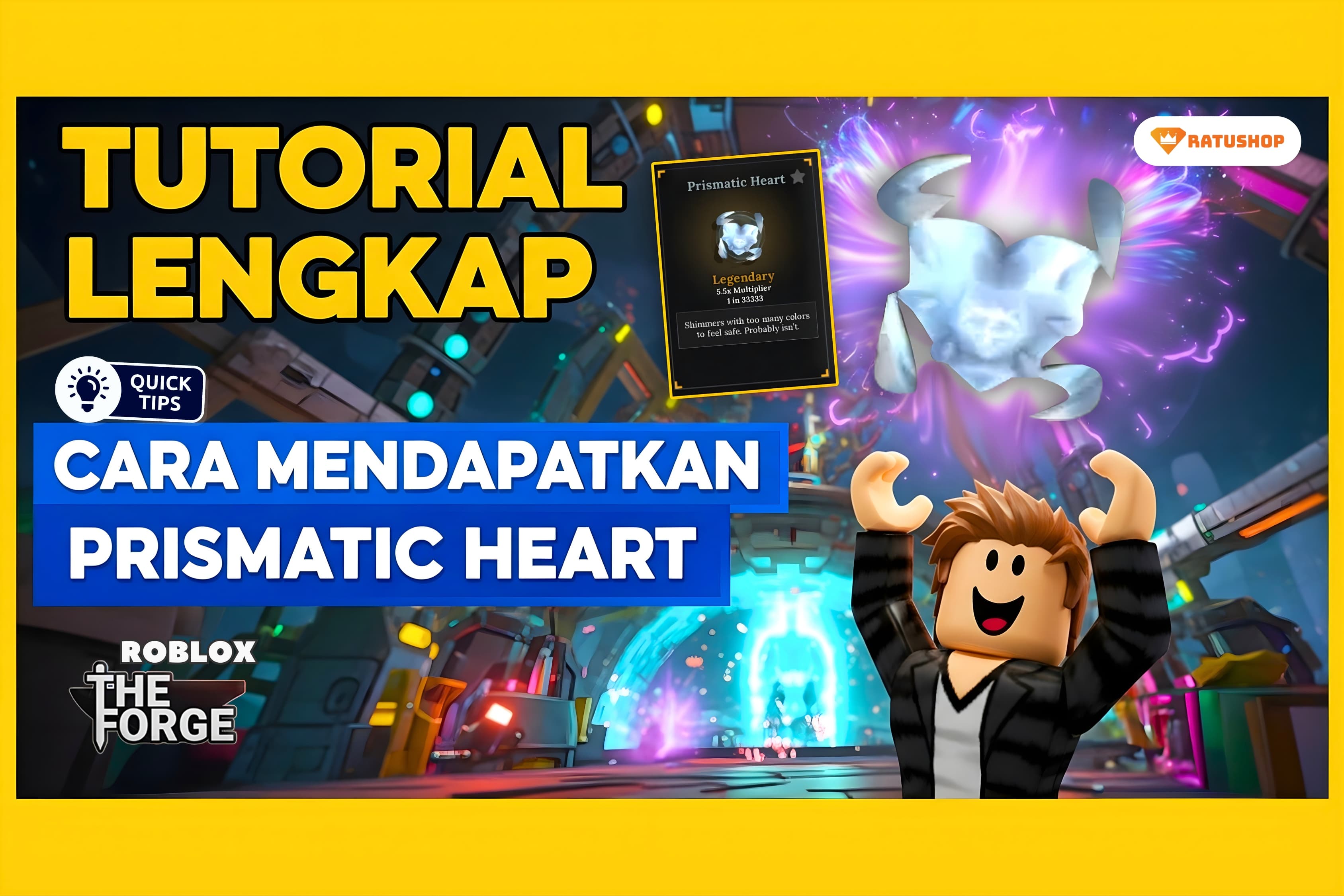 Tutorial Lengkap Cara Mendapatkan Prismatic Heart di The Forge Roblox ...
